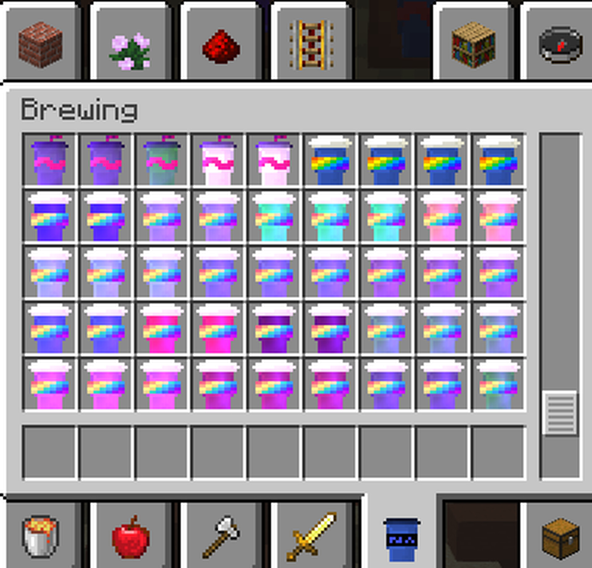 colorful cups instead of potions (1.16 texture pack)! Minecraft Texture ...