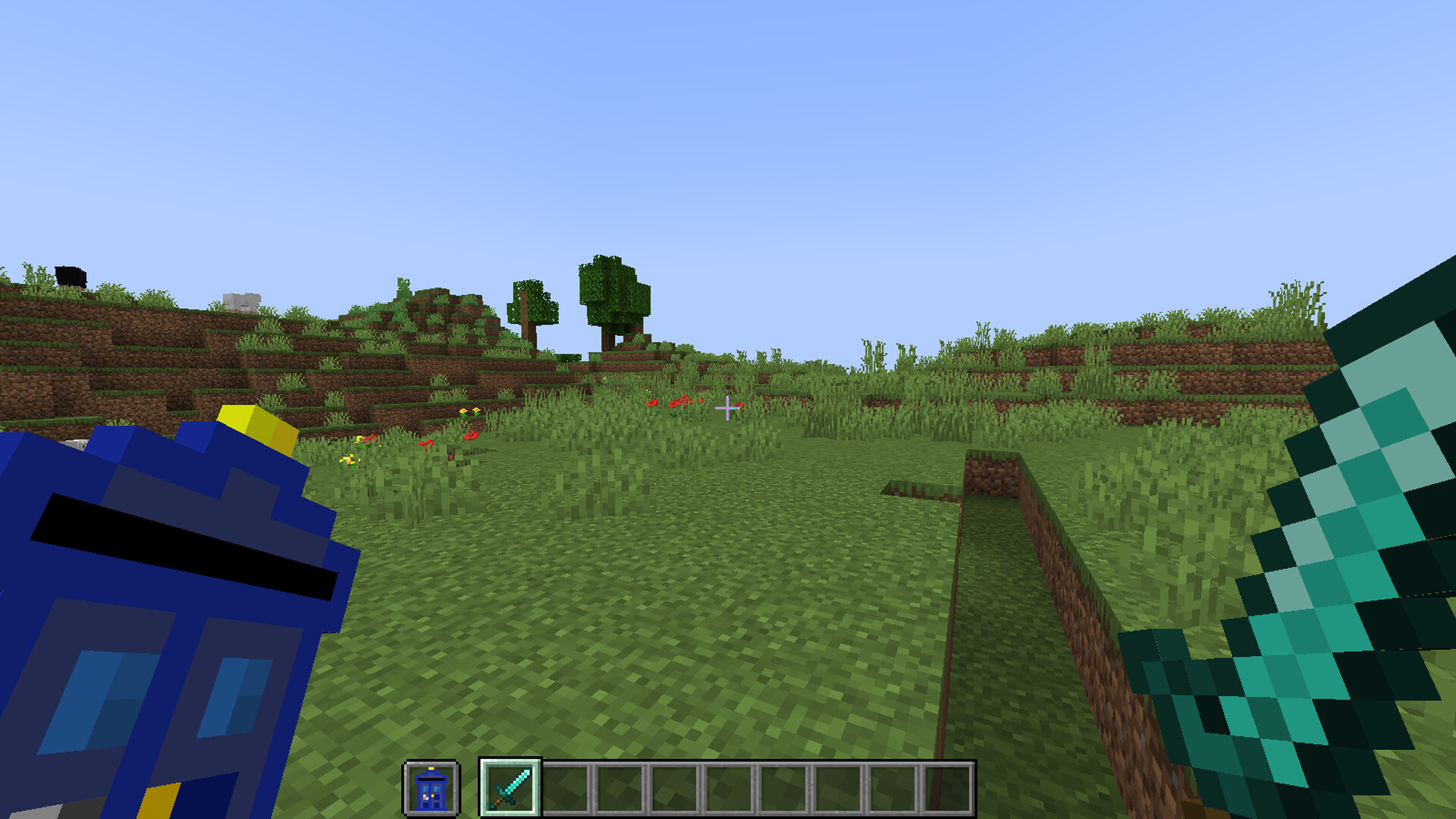 Tardis from Doctor Who - Totem Of Undying Minecraft Texture Pack