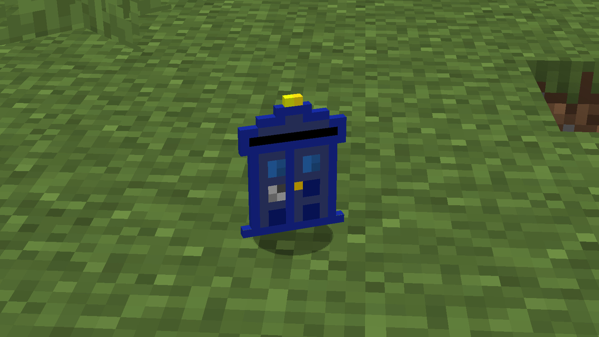 Tardis from Doctor Who - Totem Of Undying Minecraft Texture Pack