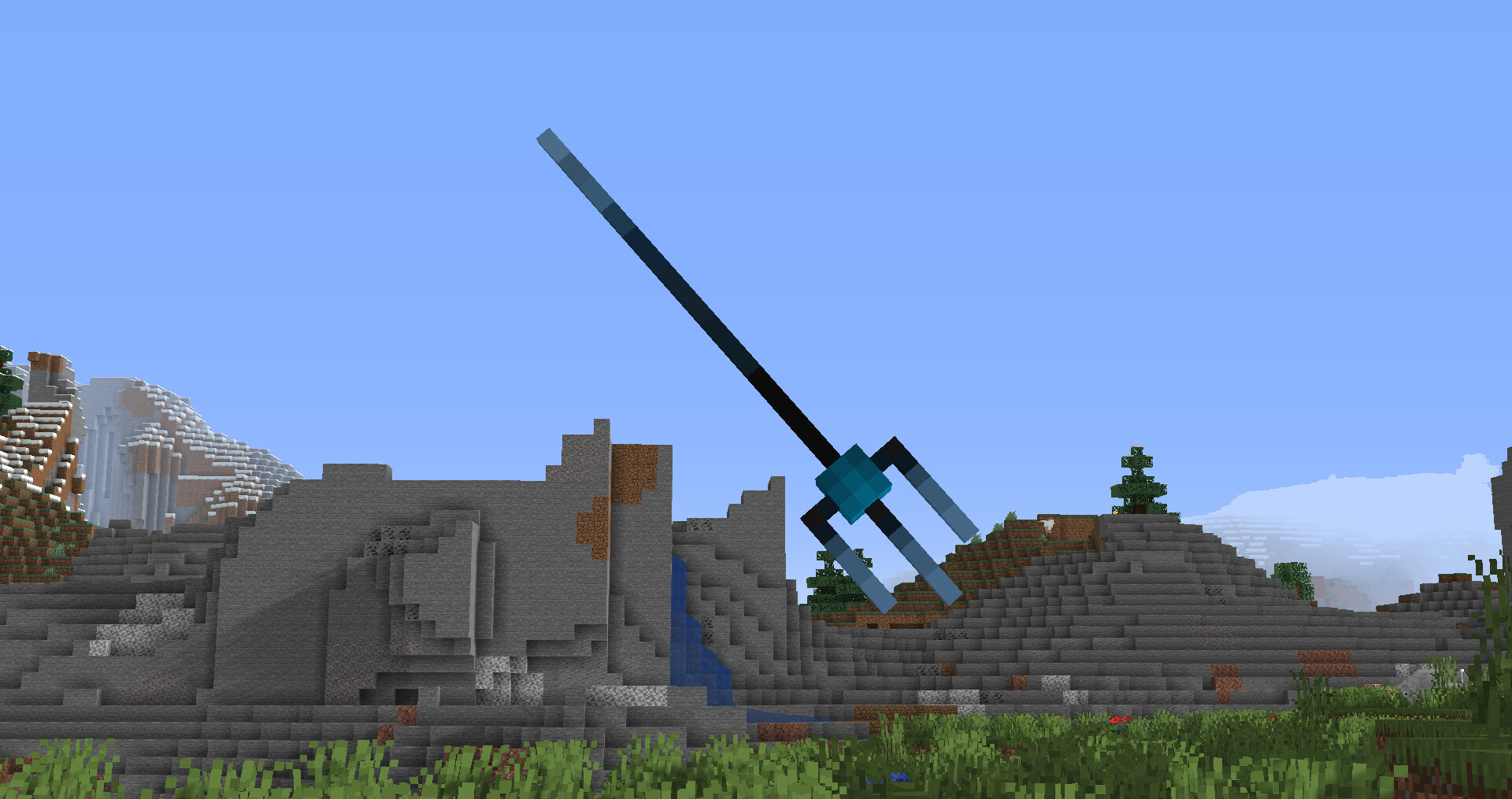 Drowned Necromancer Trident Minecraft Texture Pack