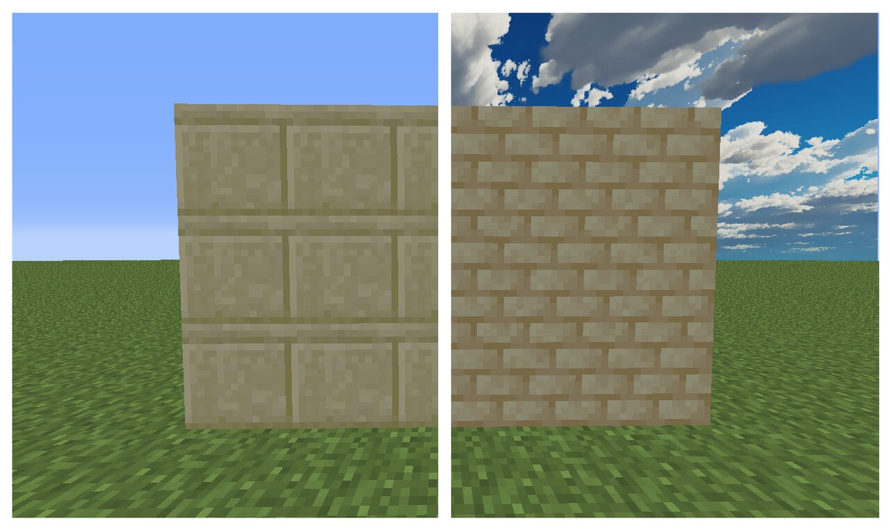 Better Bricks (1.8.9 and 1.16.4) Minecraft Texture Pack