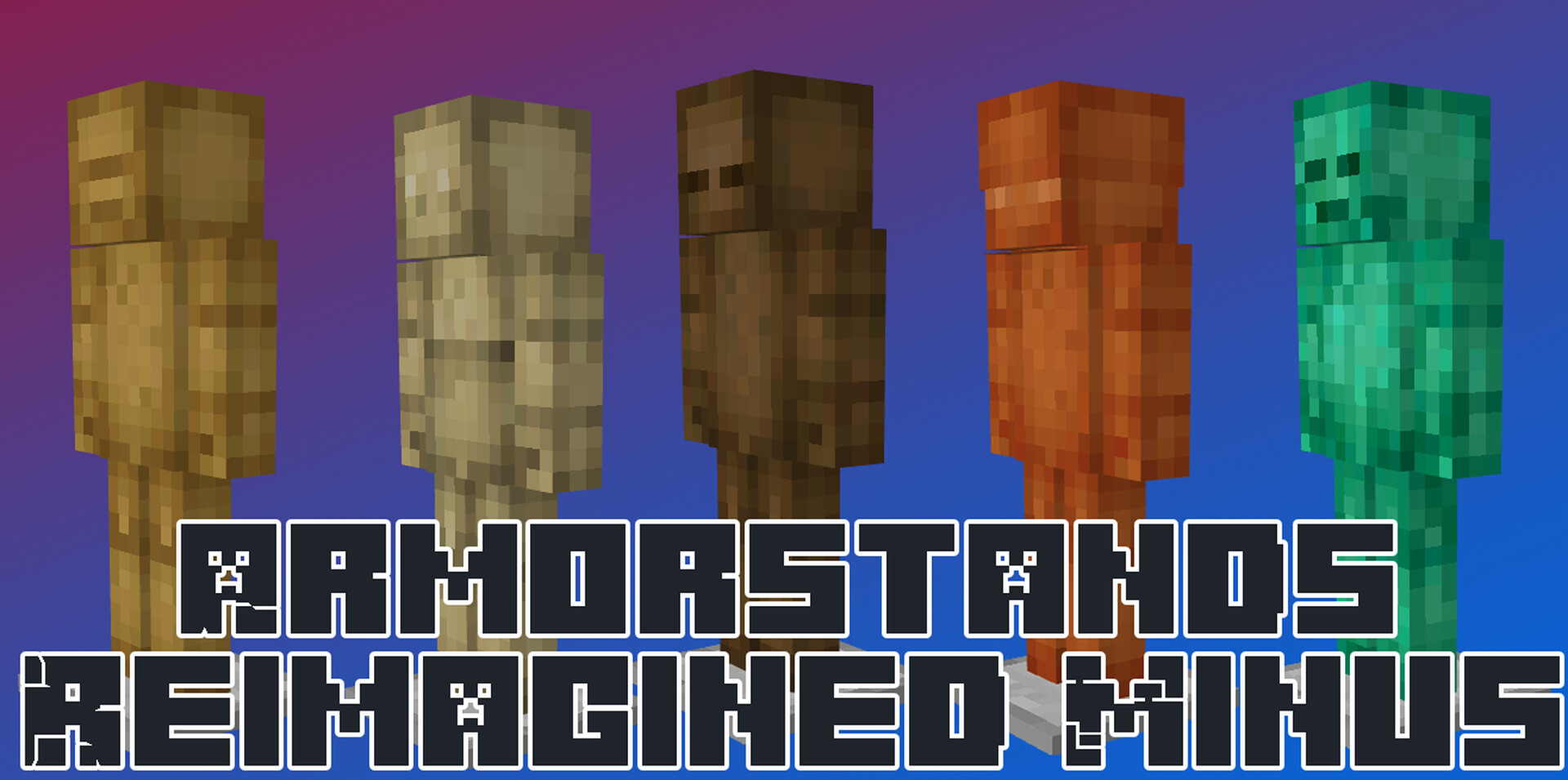 Armorstands Reimagined Minus Minecraft Texture Pack