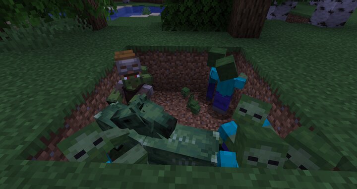 Green Flesh Minecraft Texture Pack