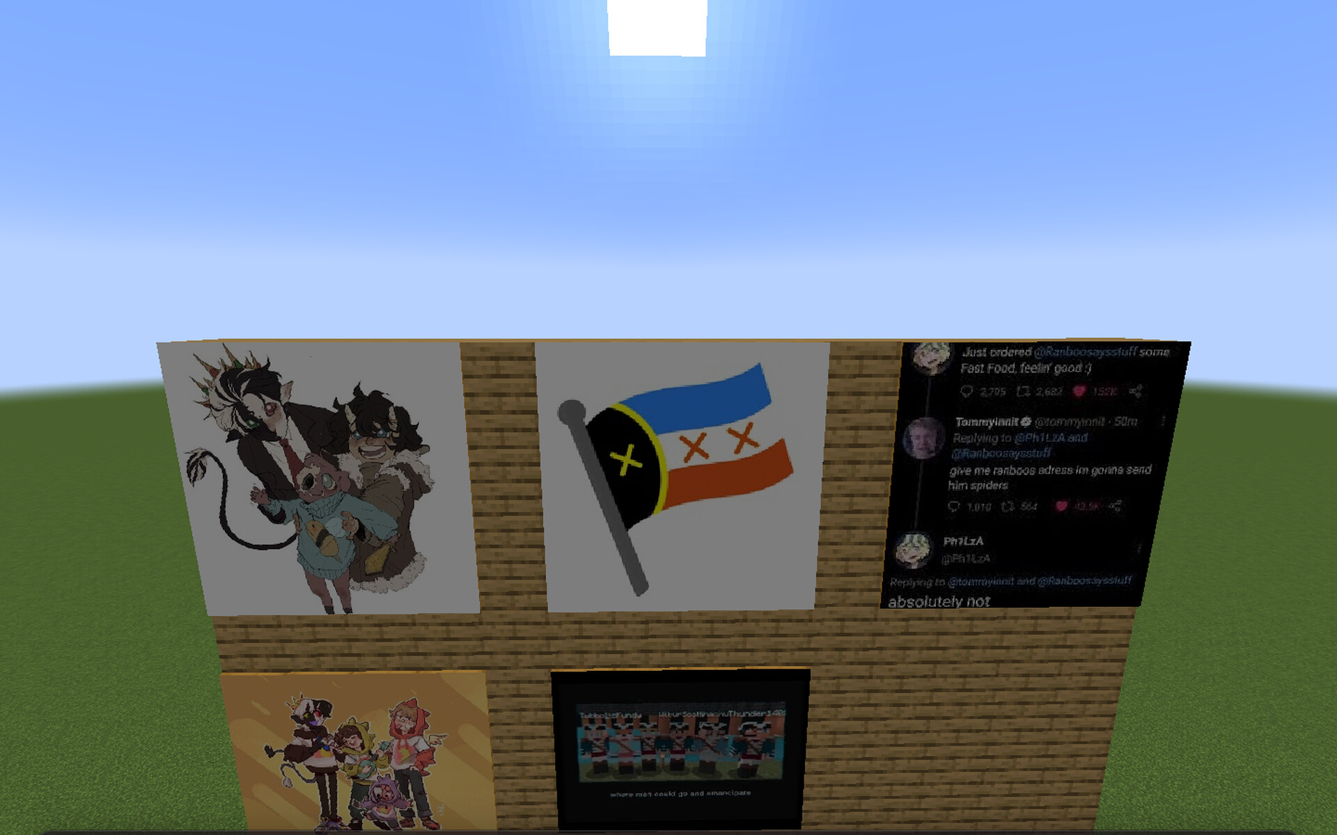 Dream smp paintings Minecraft Texture Pack