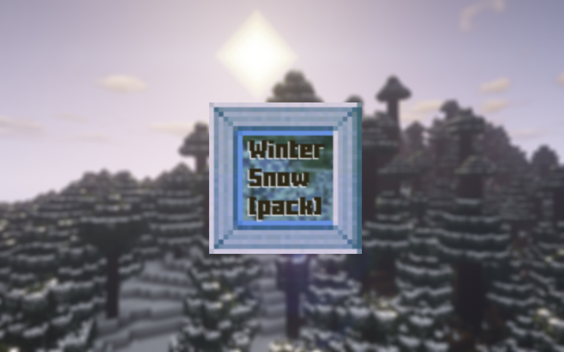 Winter Snow[pack] | Mizuno's 16 Craft Add-on Minecraft Texture Pack