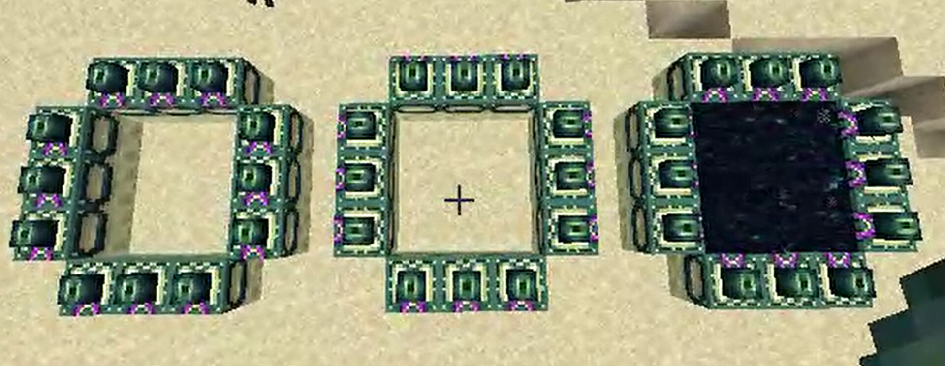Directional End Portals Minecraft Texture Pack