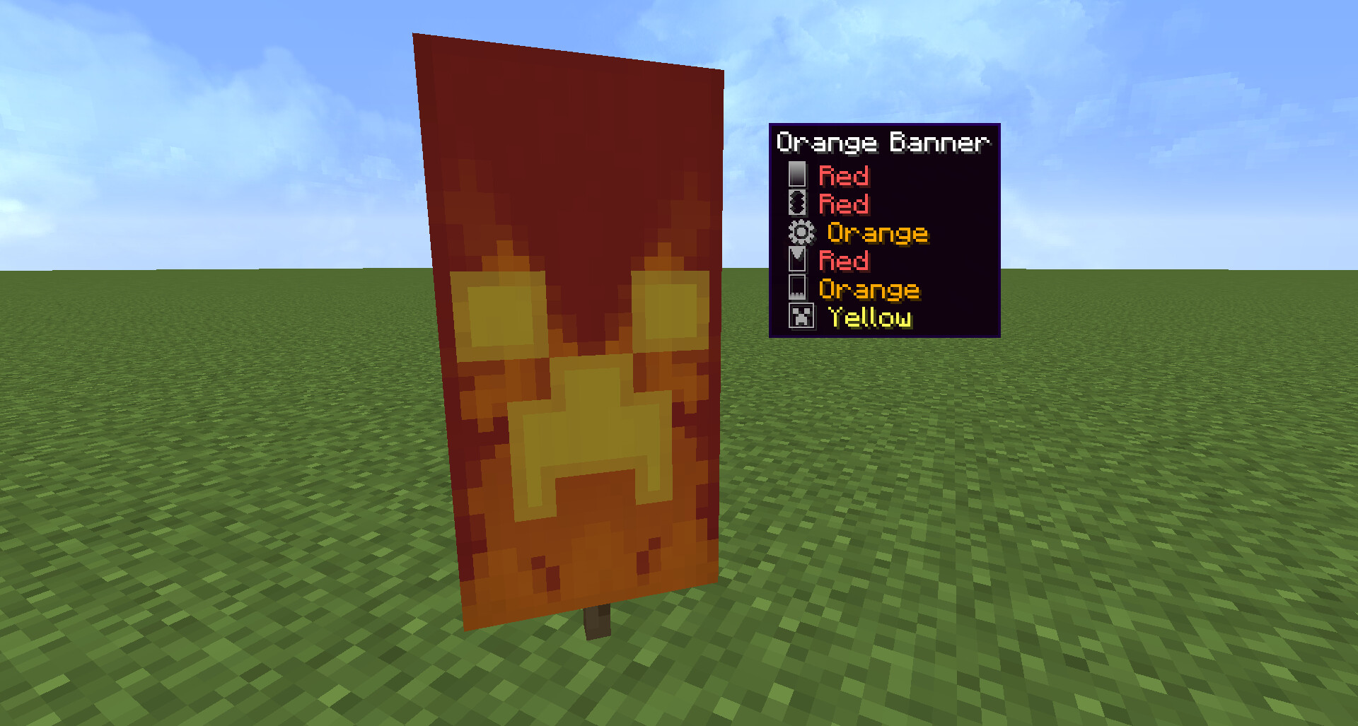 Banner pattern icons Minecraft Texture Pack