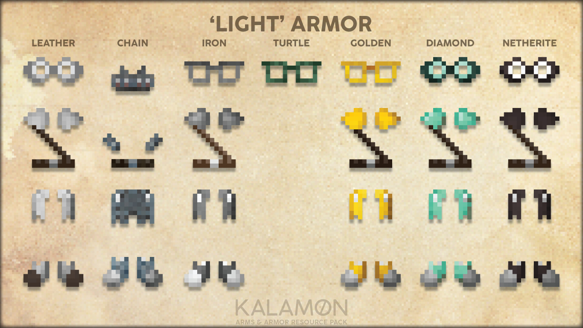 Kal's Arms & Armor Minecraft Texture Pack