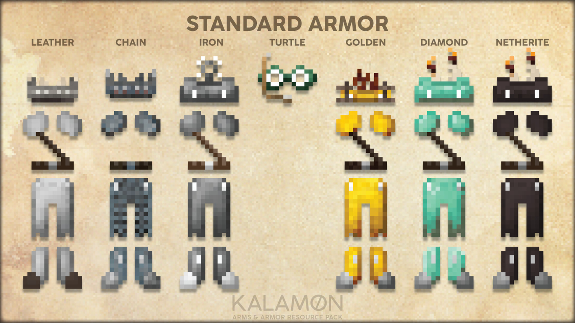 Kal's Arms & Armor Minecraft Texture Pack