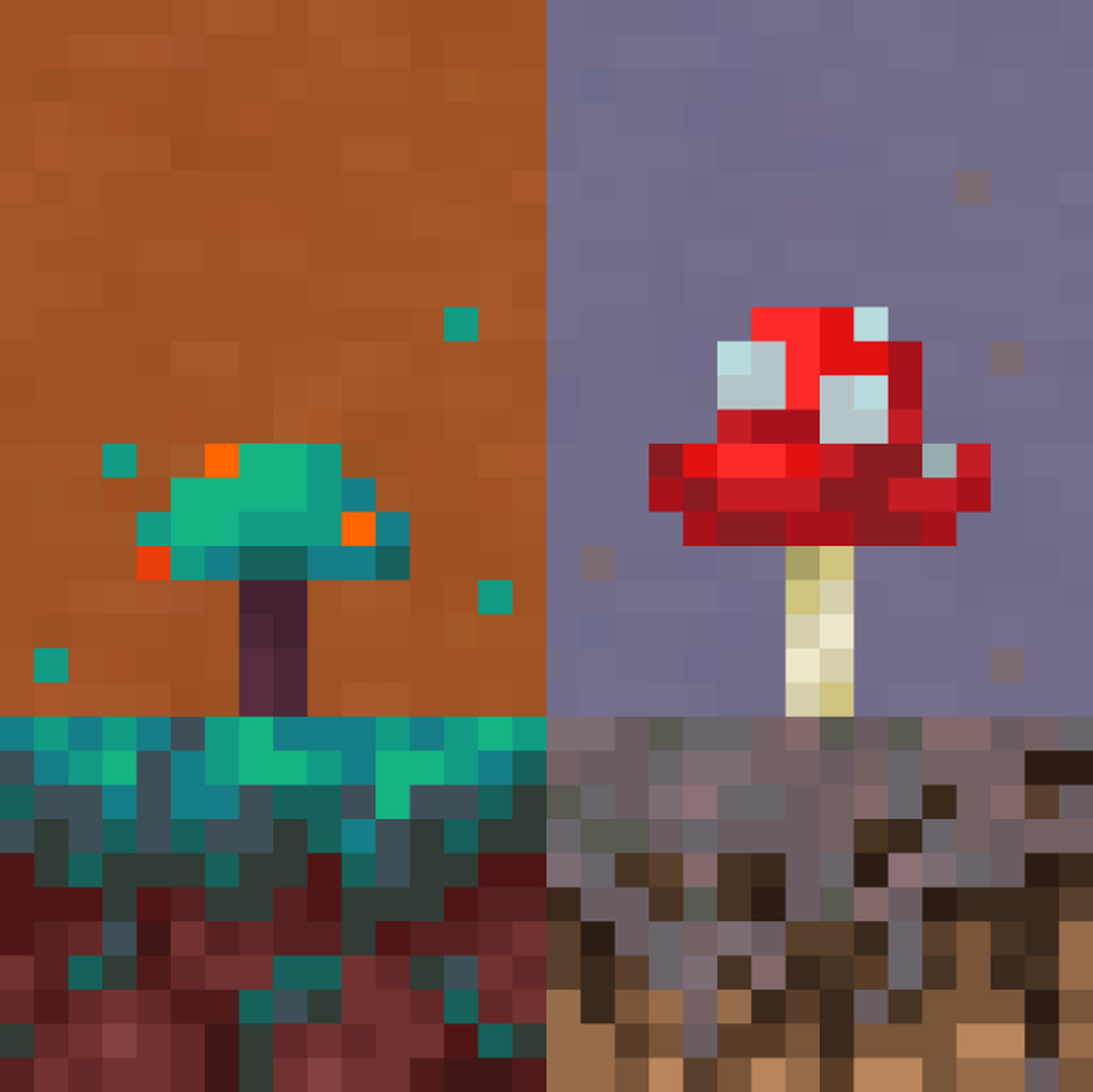 Mushrooms Swap Minecraft Texture Pack
