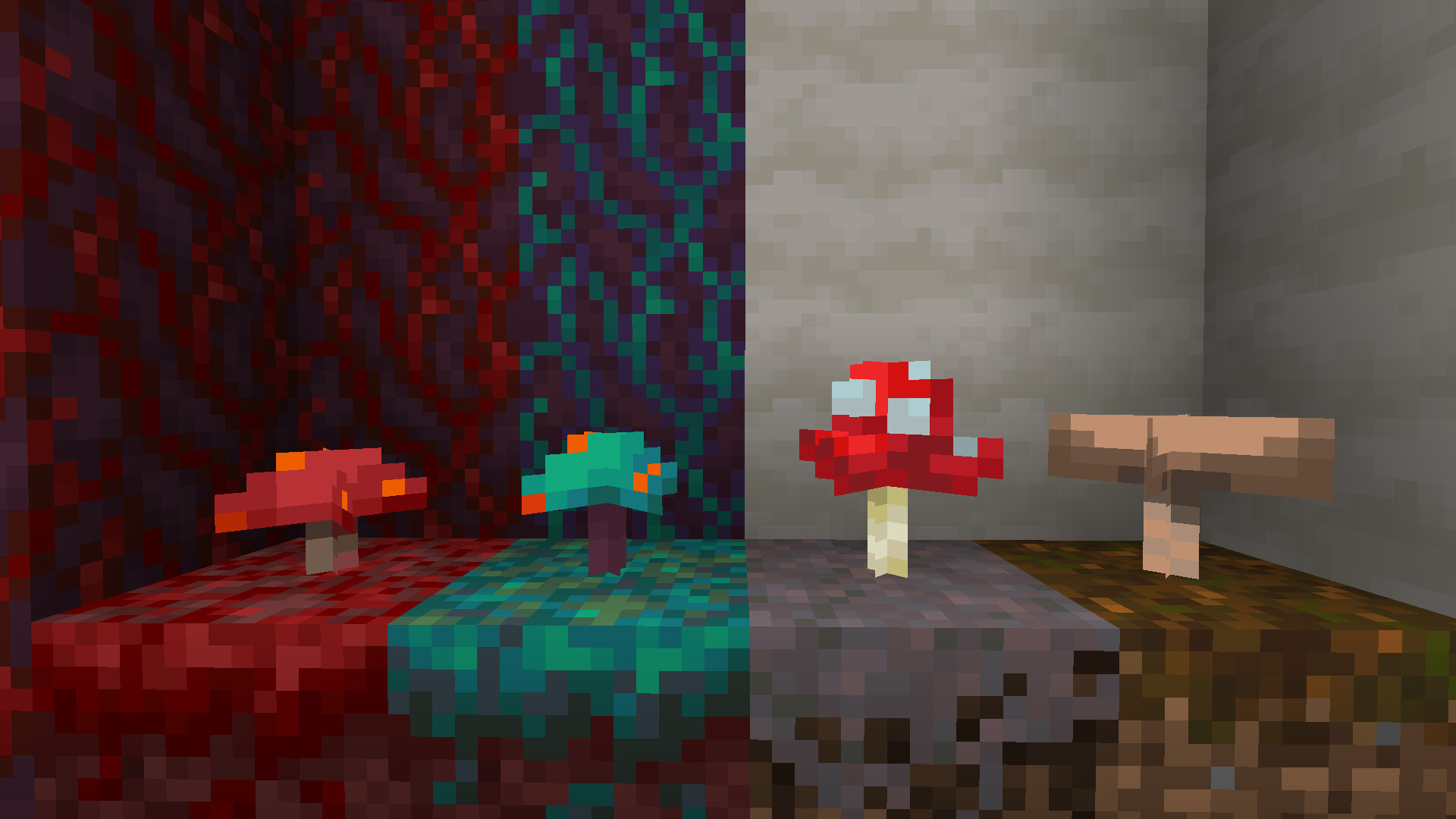 Mushrooms Swap Minecraft Texture Pack