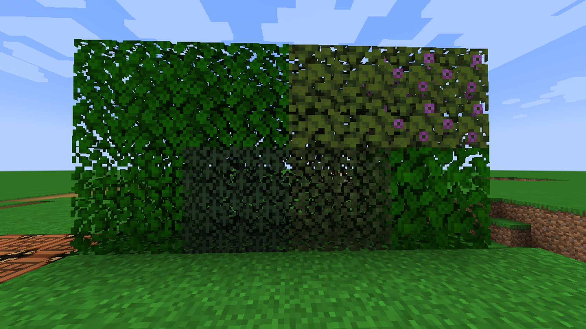 Minecraft animated leaves texture pack - covepolf