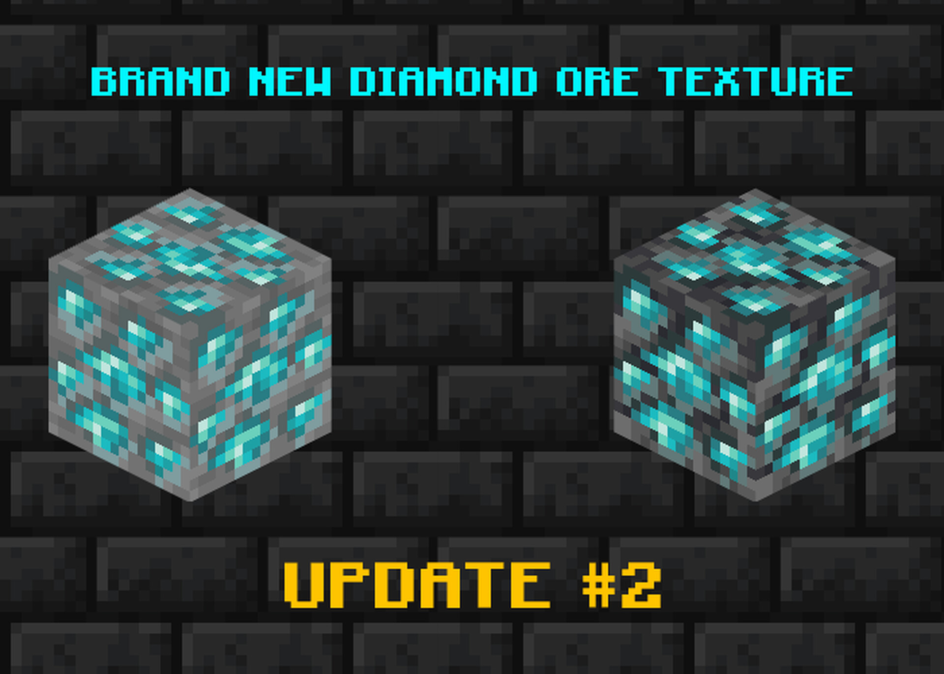 DMTHGM's Unique Diamond Ore Minecraft Texture Pack