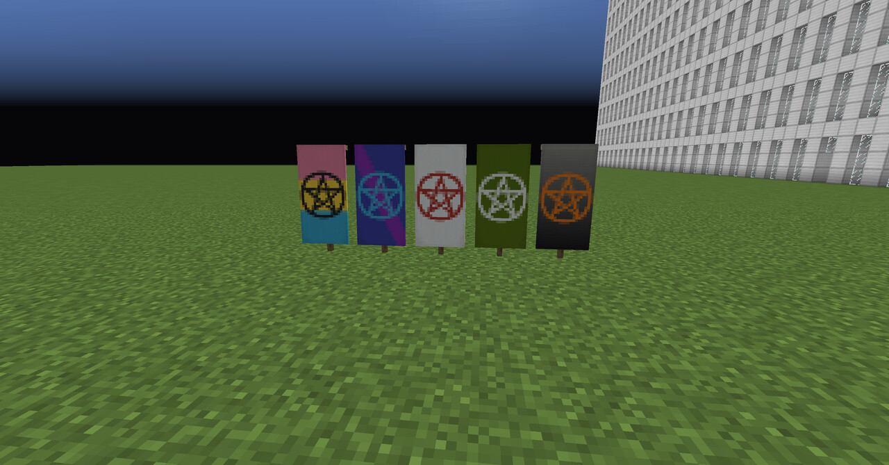 Banner Pentacle Texturepack (High Res Shield Banners Included ...