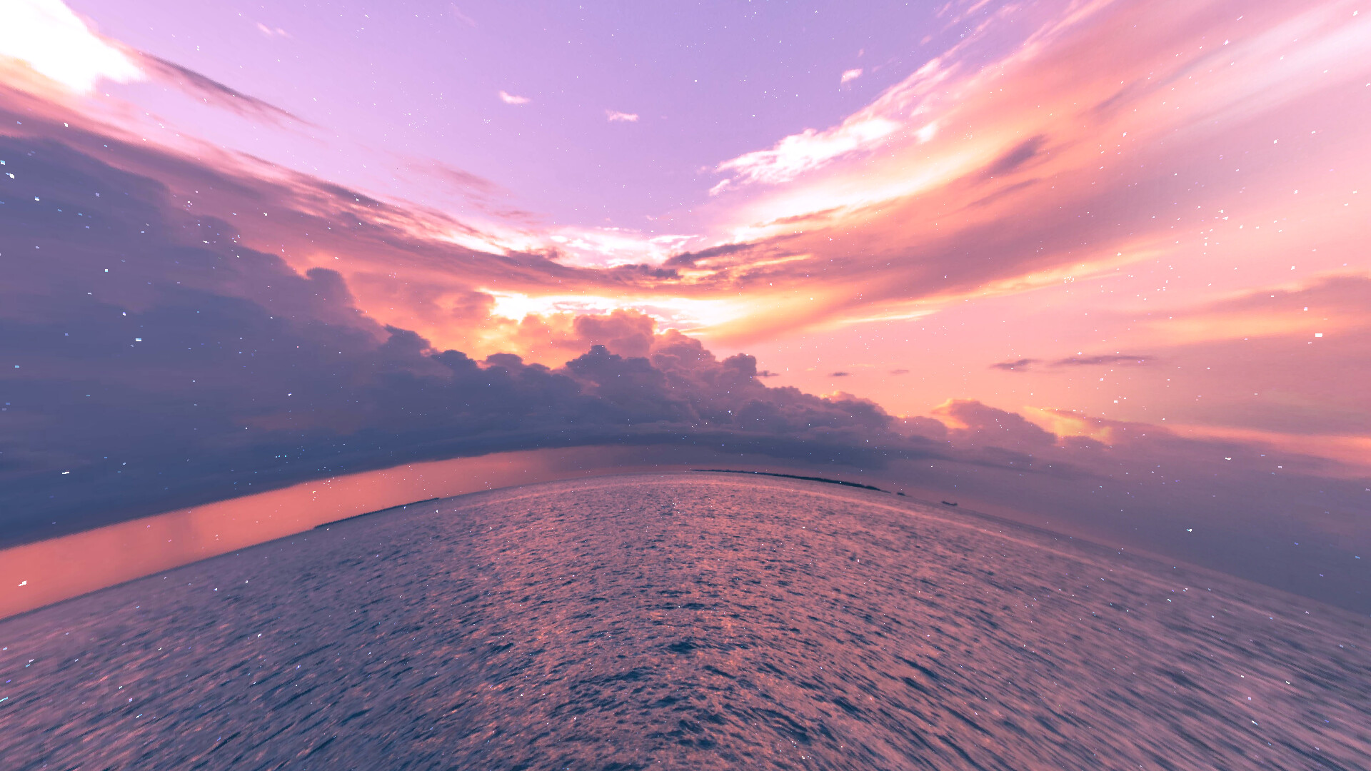 Sunset Ocean (Sky Overlay) Minecraft Texture Pack