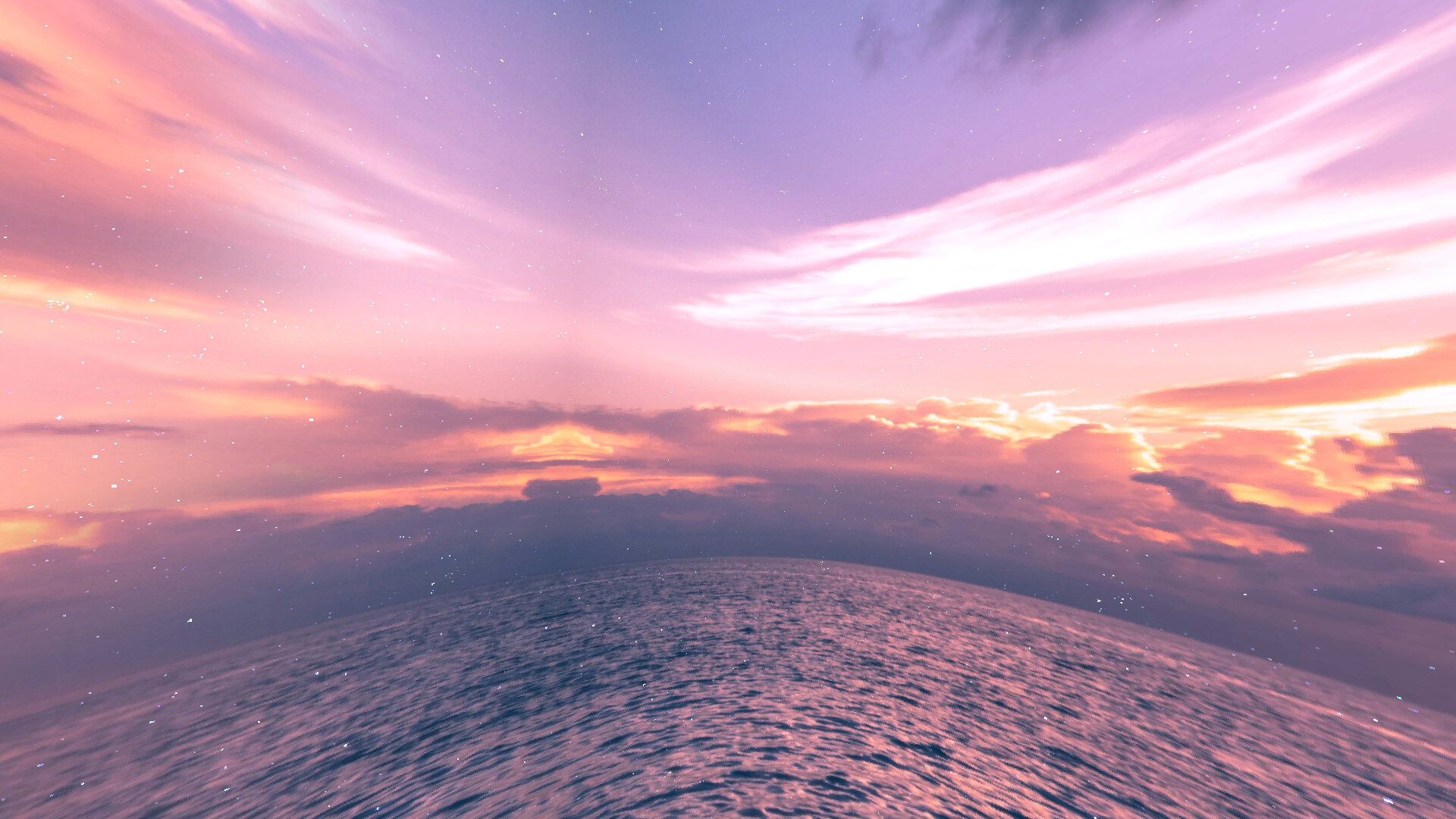 Sunset Ocean (Sky Overlay) Minecraft Texture Pack