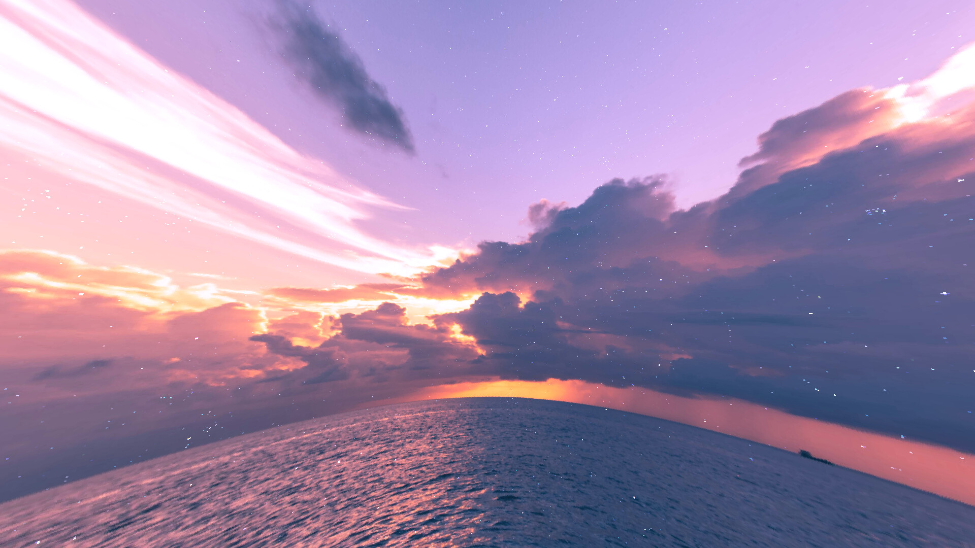 Sunset Ocean (Sky Overlay) Minecraft Texture Pack