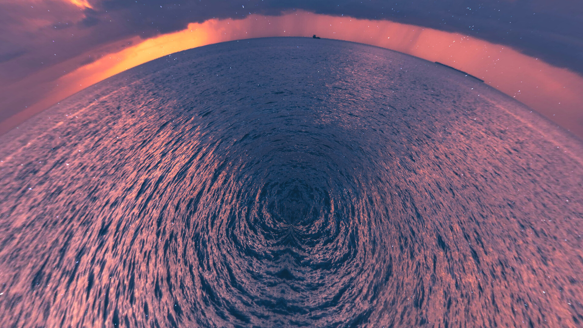 Sunset Ocean (Sky Overlay) Minecraft Texture Pack