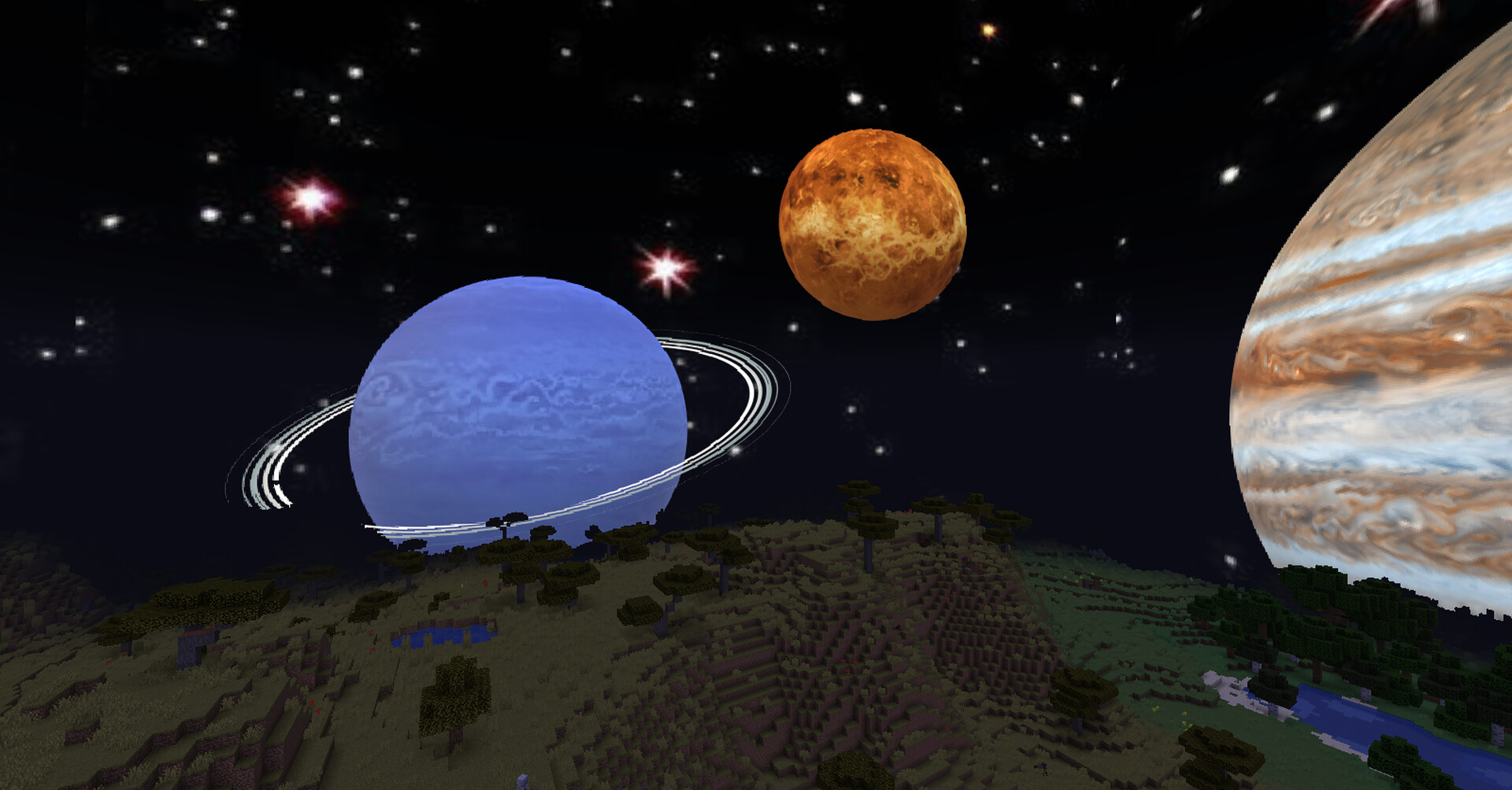 Solar System Skybox (Requires Optifine) Minecraft Texture Pack