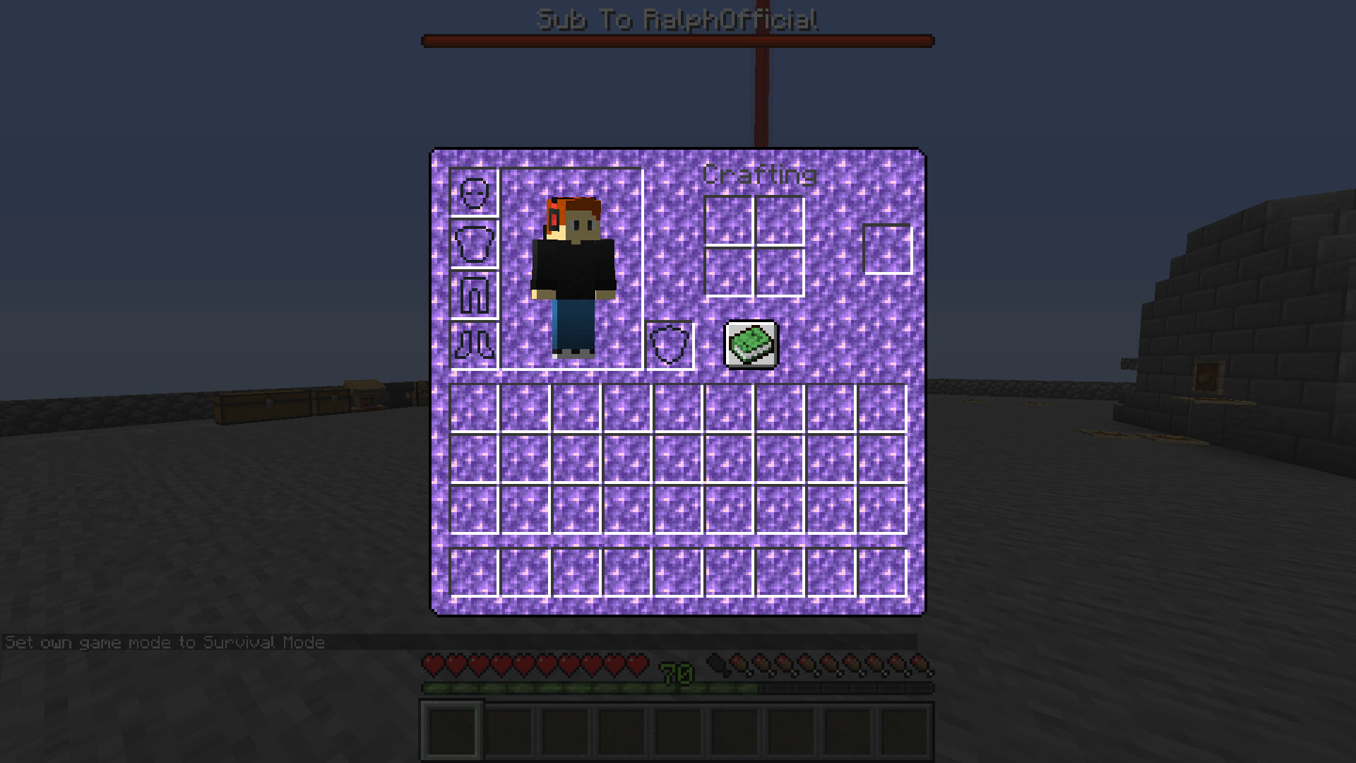 Amethyst GUI Minecraft Texture Pack