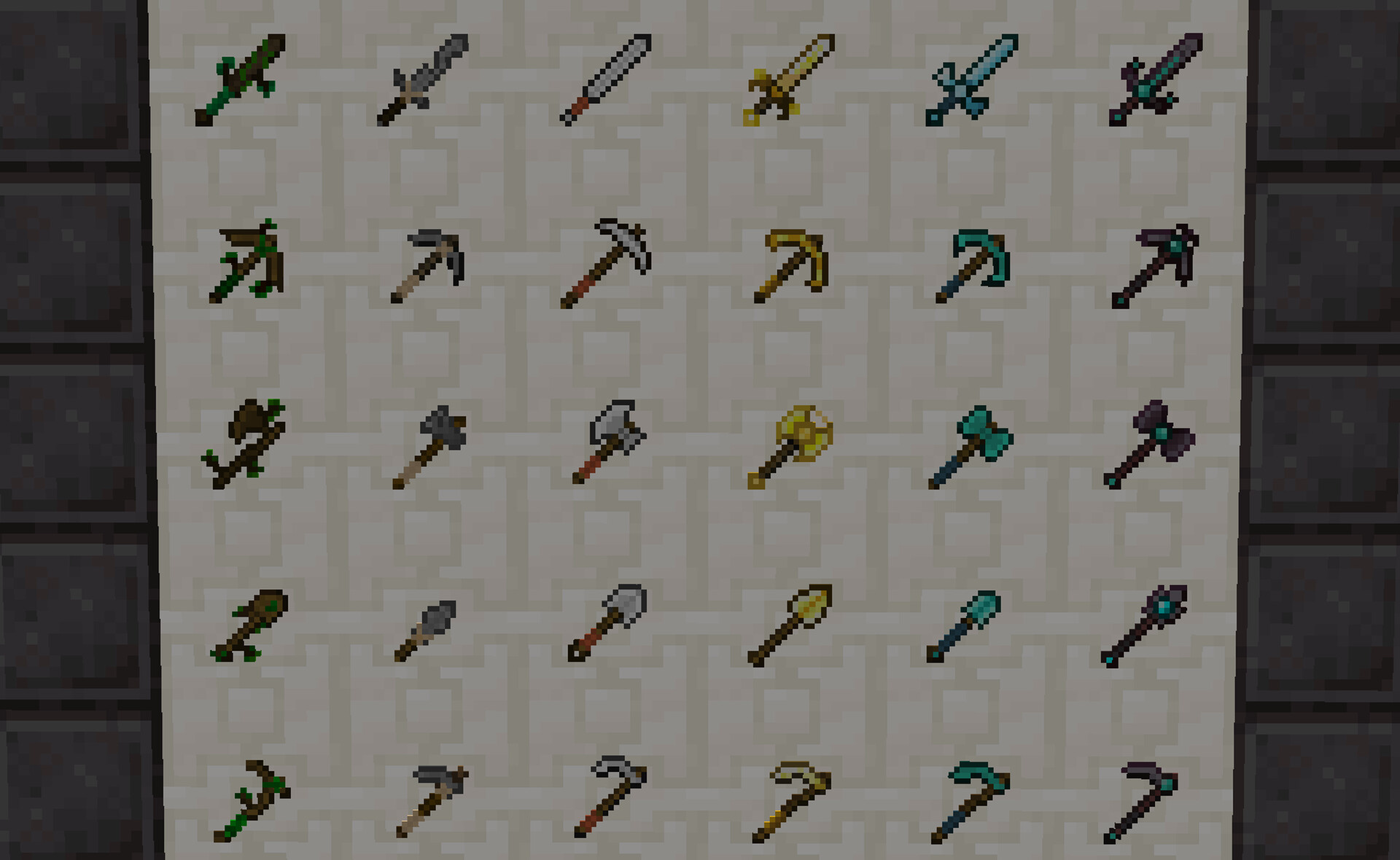 Better vanilla tools and swords | animated vanilla textures Minecraft ...