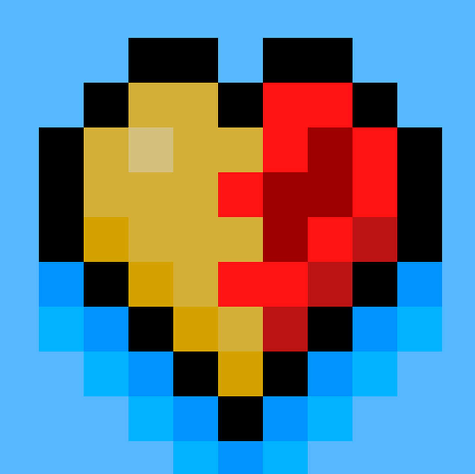 Reverse Hearts (Golden hearts are red and red hearts are golden ...
