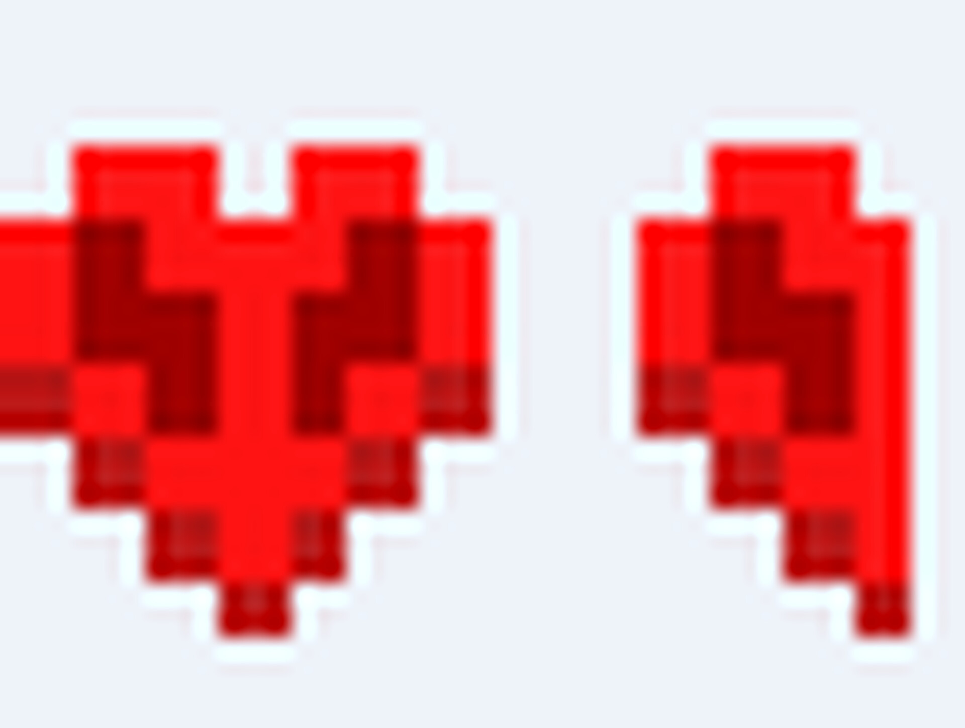 Reverse Hearts (Golden hearts are red and red hearts are golden ...