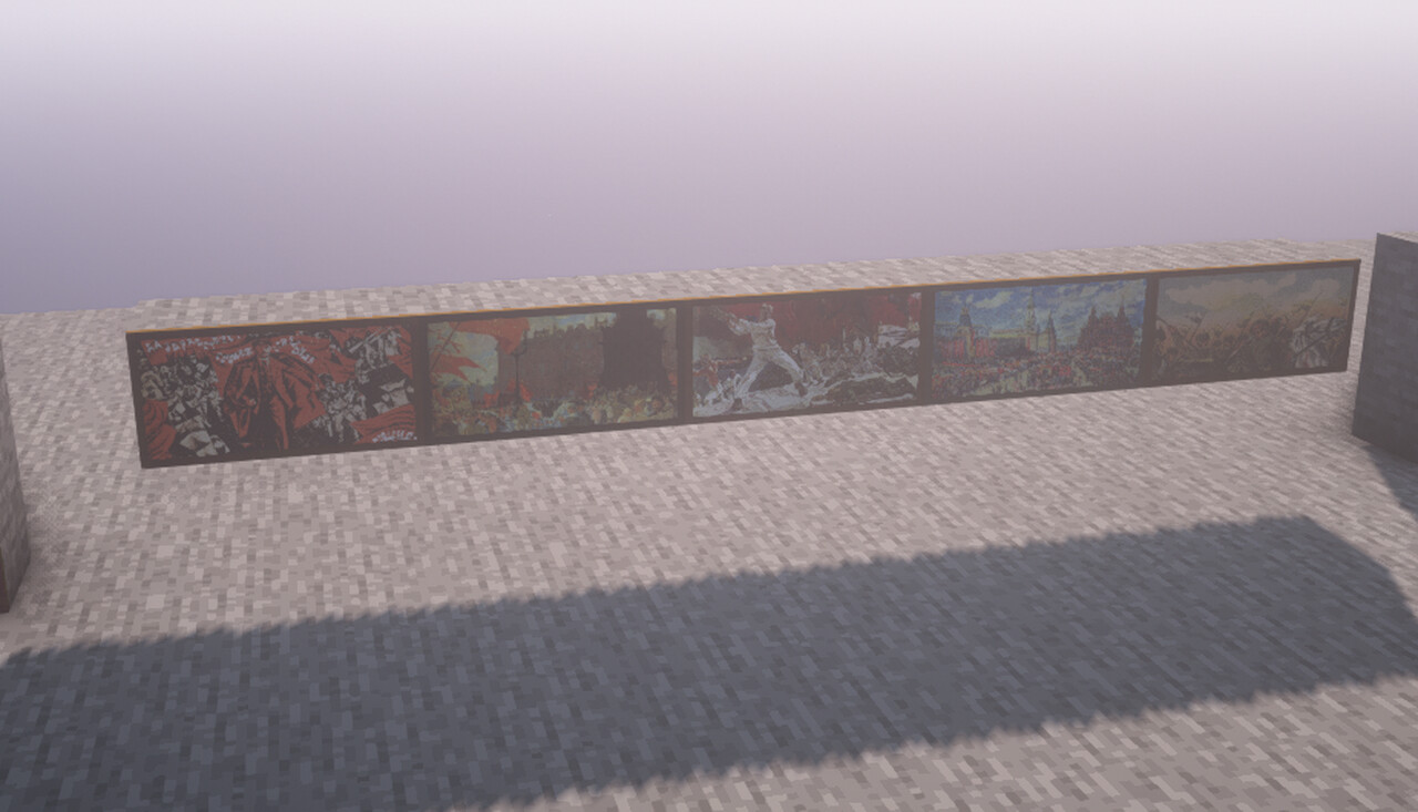 Soviet styled Paintings Minecraft Texture Pack
