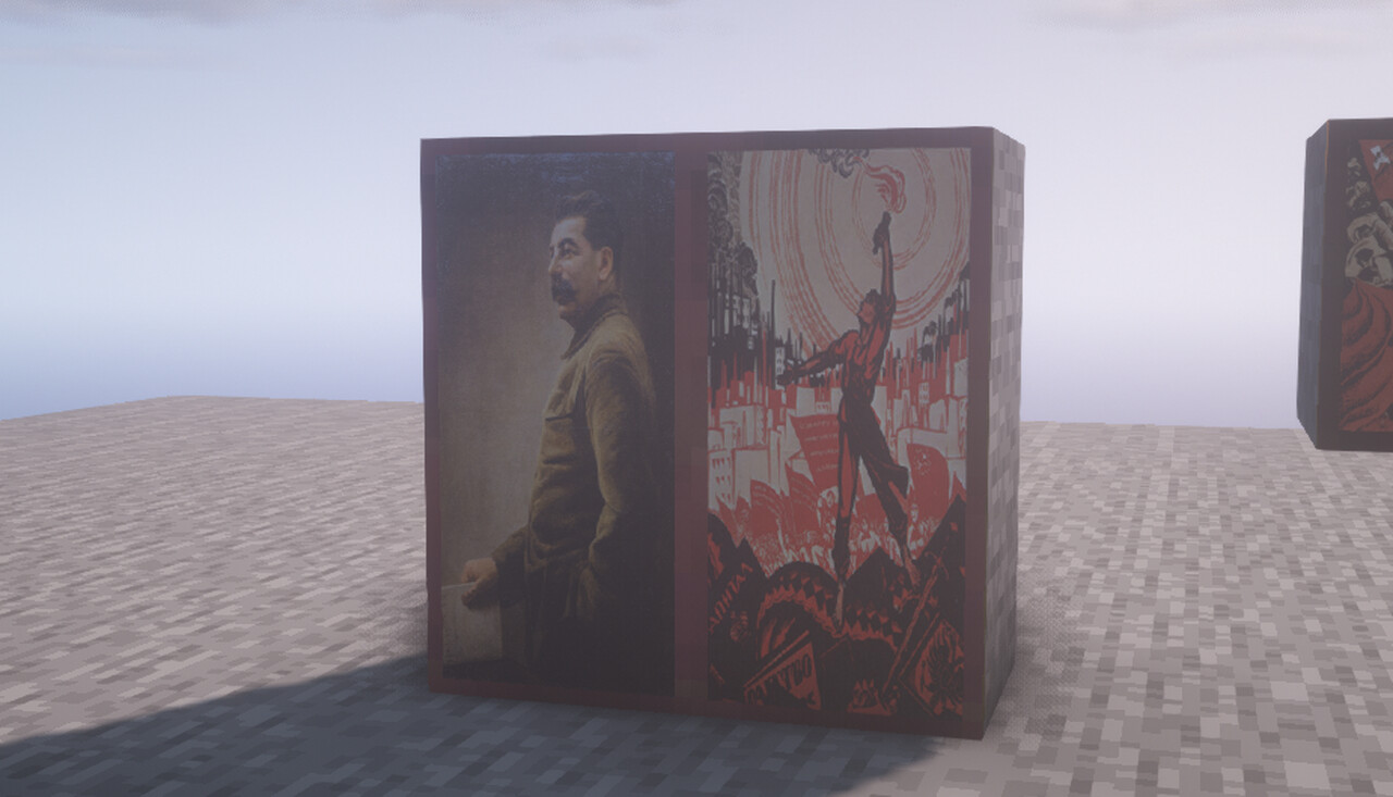 Soviet styled Paintings Minecraft Texture Pack