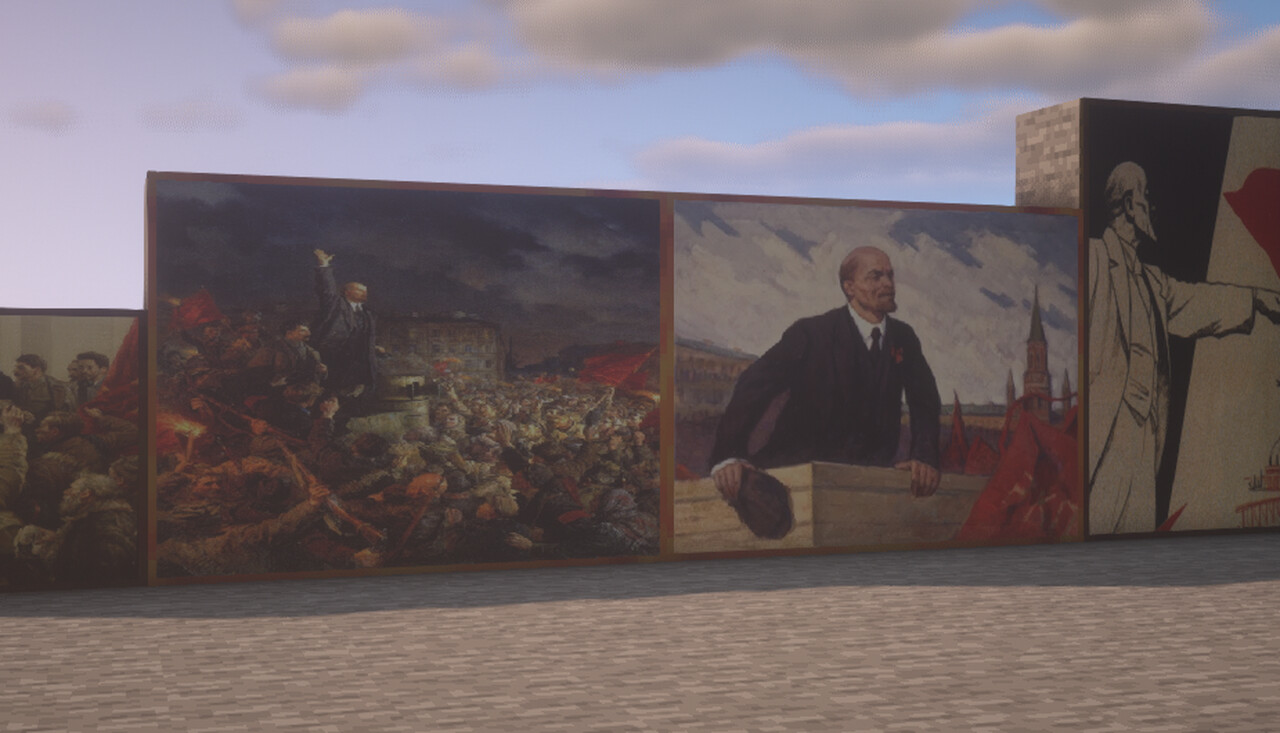 Soviet styled Paintings Minecraft Texture Pack