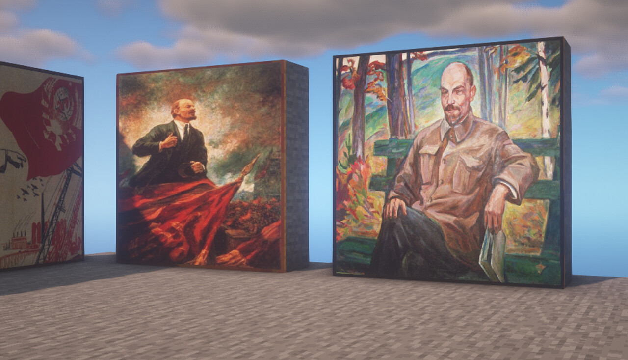 Soviet styled Paintings Minecraft Texture Pack
