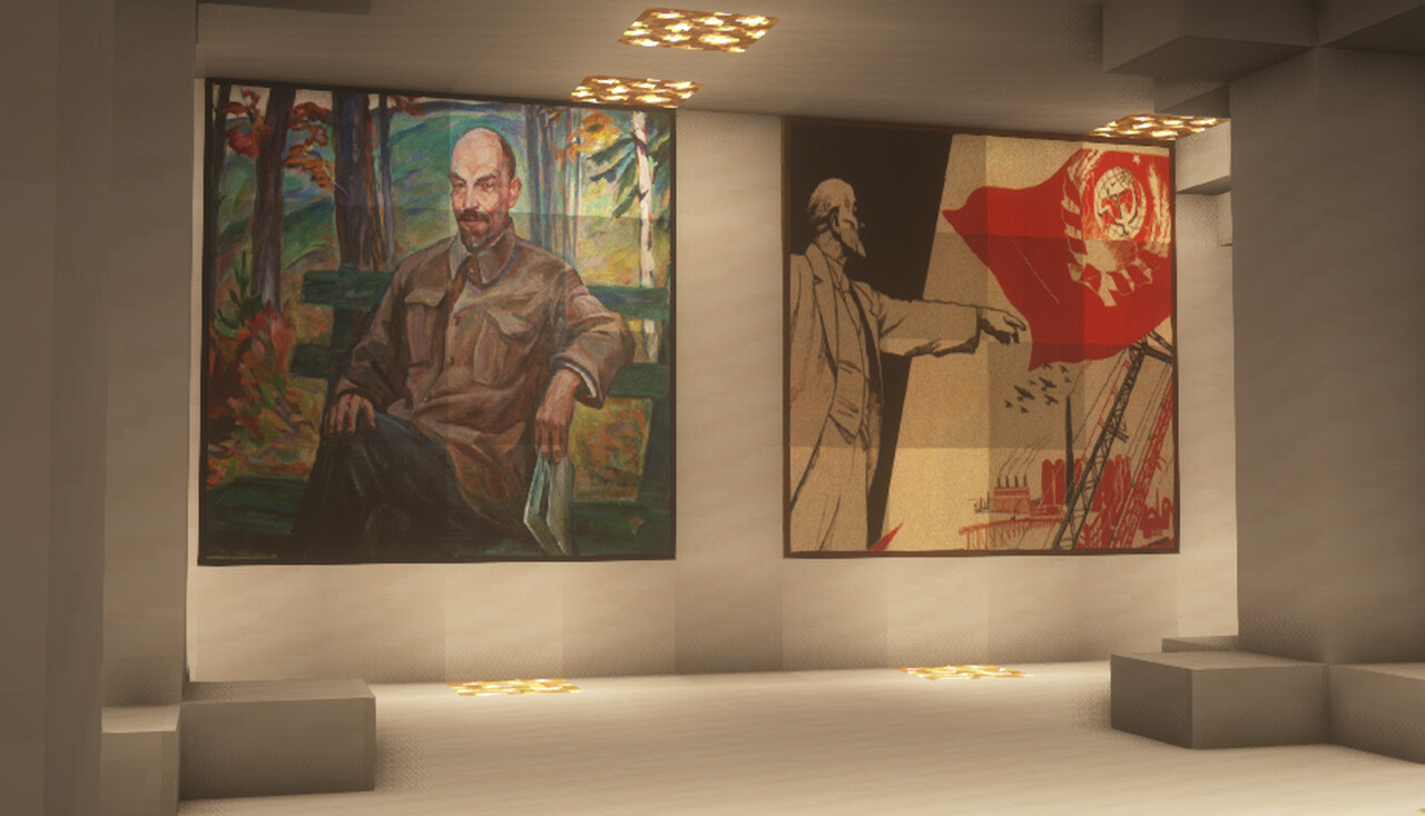 Soviet styled Paintings Minecraft Texture Pack