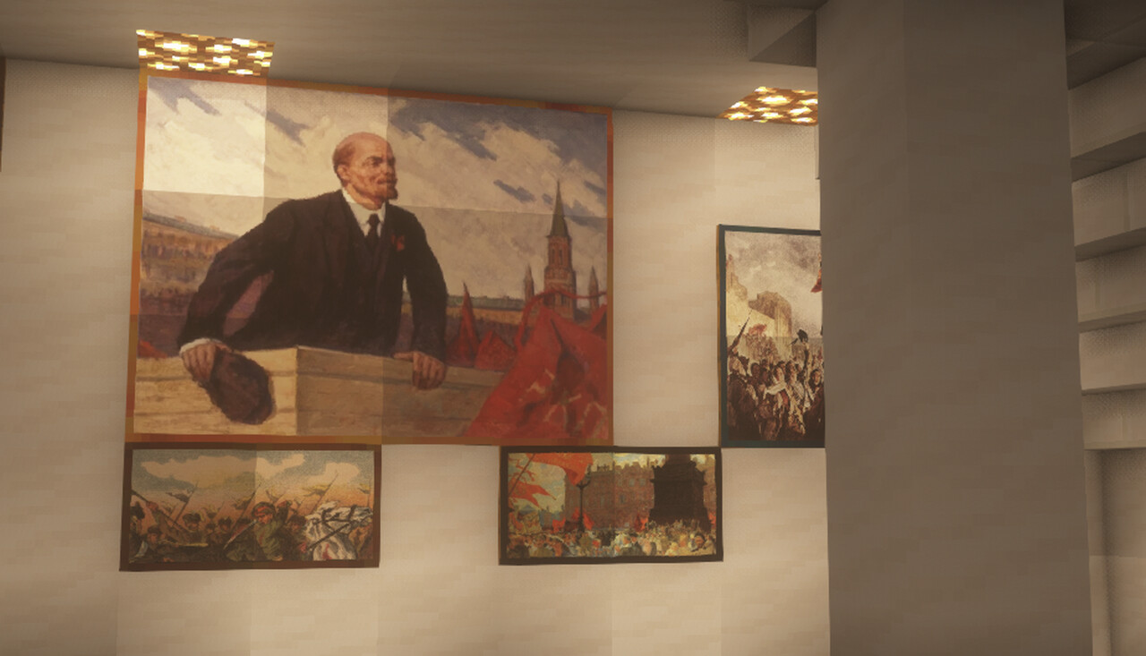 Soviet styled Paintings Minecraft Texture Pack