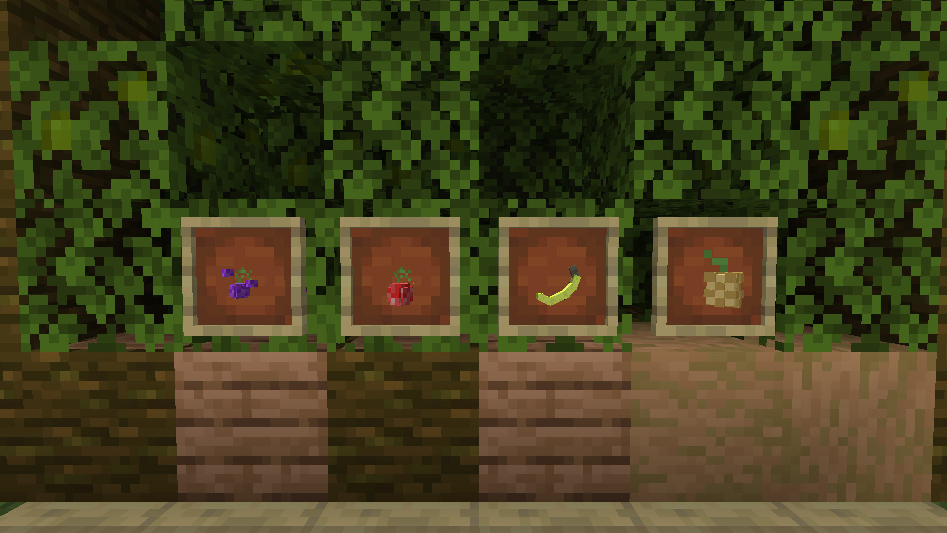 [1.16.5+] 3D Fruit 4-Pack - No Optifine Required Minecraft Texture Pack