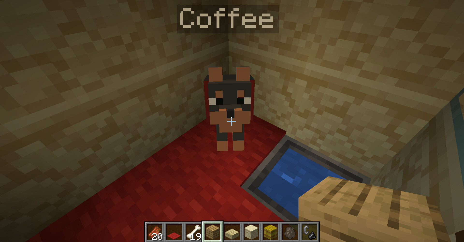 My friends dog Coffee Minecraft Texture Pack