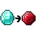 Diamonds to Ruby Minecraft Texture Pack