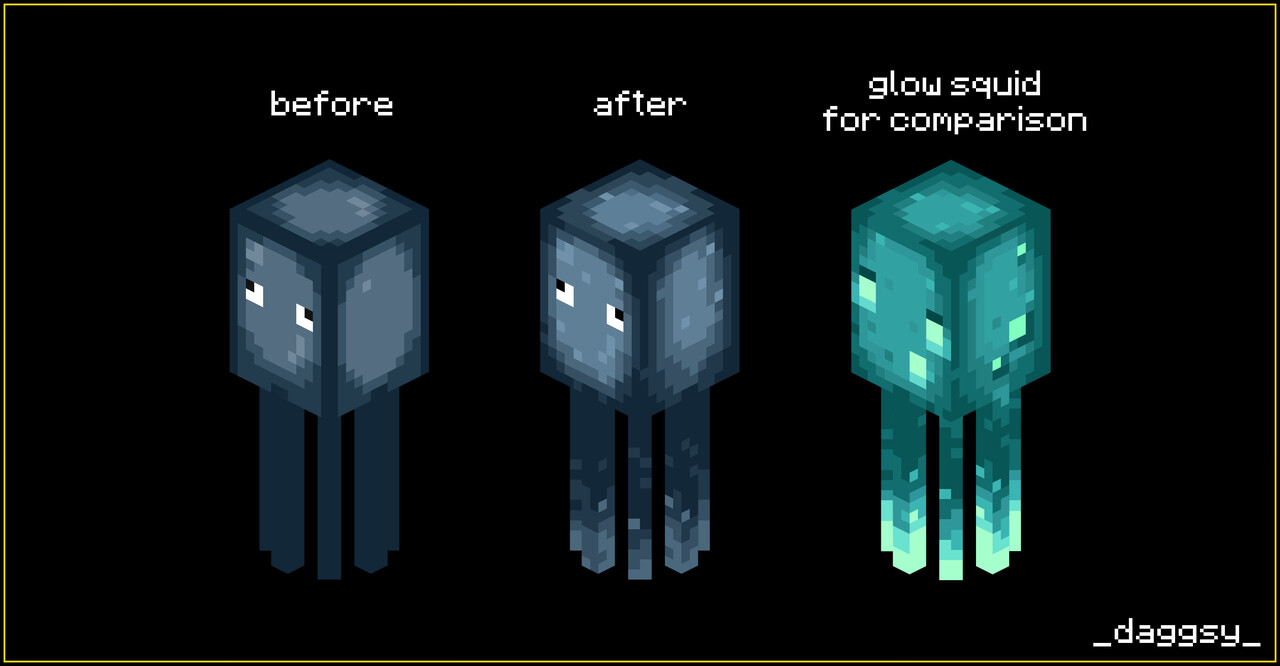 New Style Squid Minecraft Texture Pack