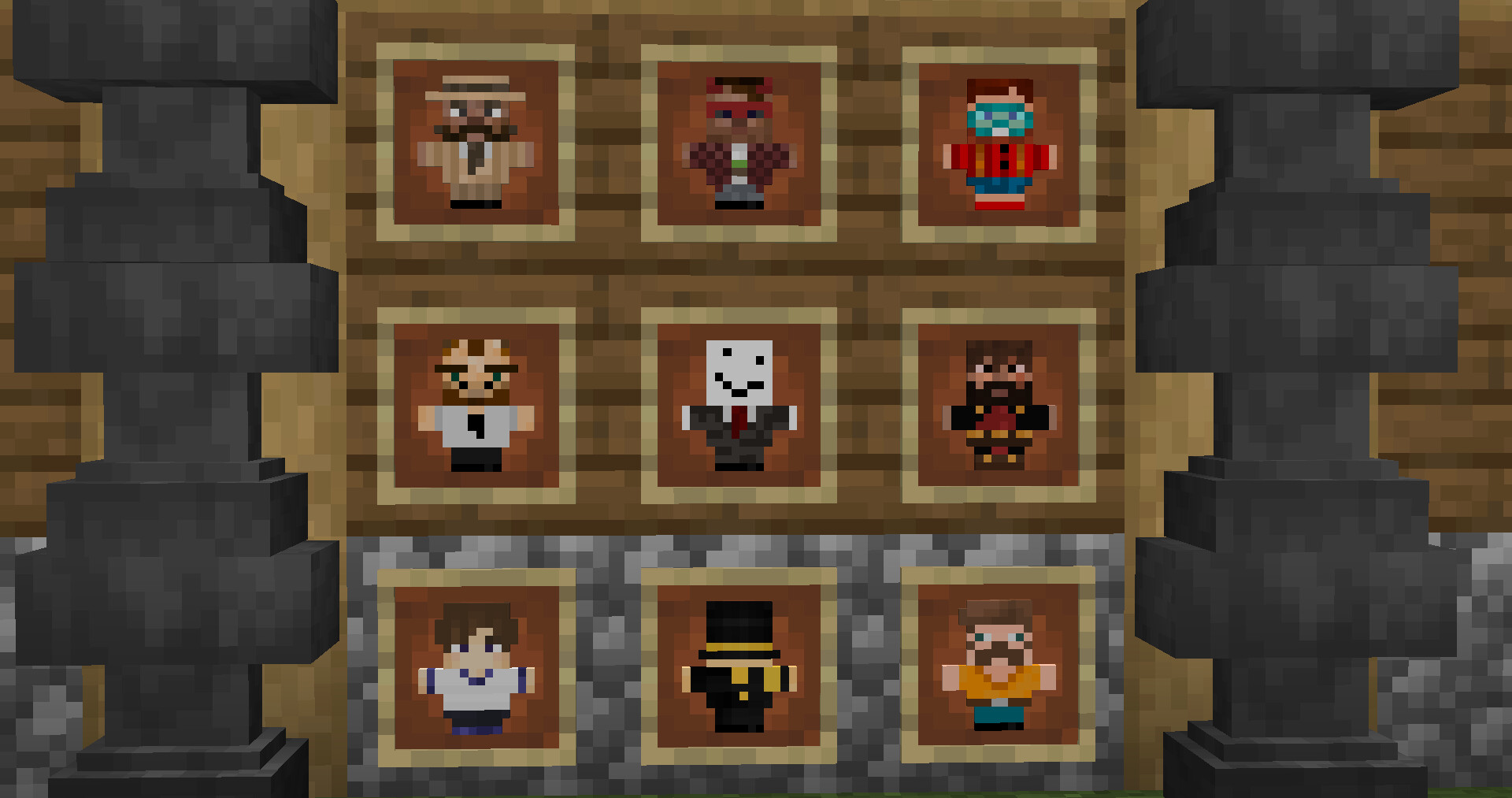 YouTubers Totems Minecraft Texture Pack
