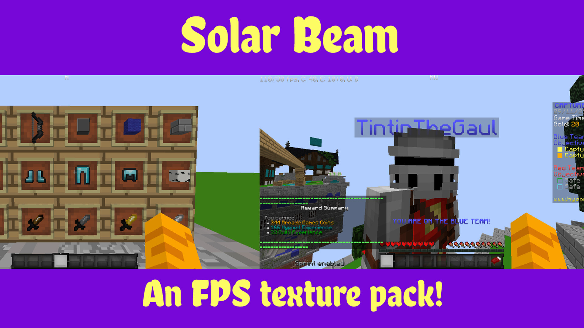 Solar Beam |a 1.8.9 pack edit Minecraft Texture Pack