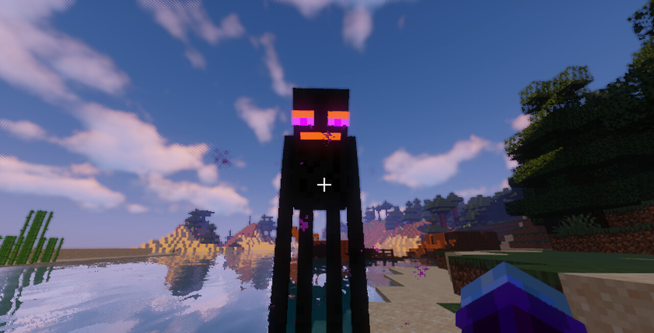 Better Enderman face Minecraft Texture Pack