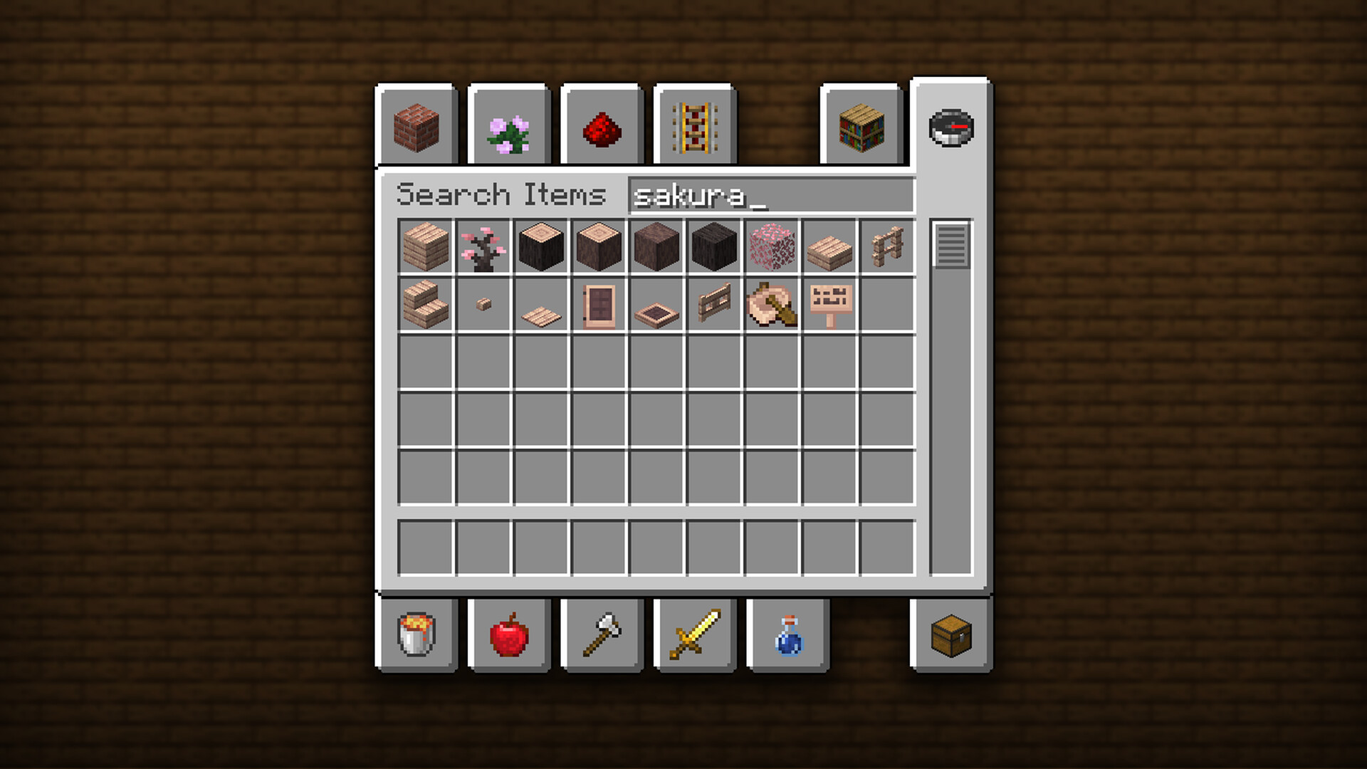 Simple Sakura Trees Minecraft Texture Pack