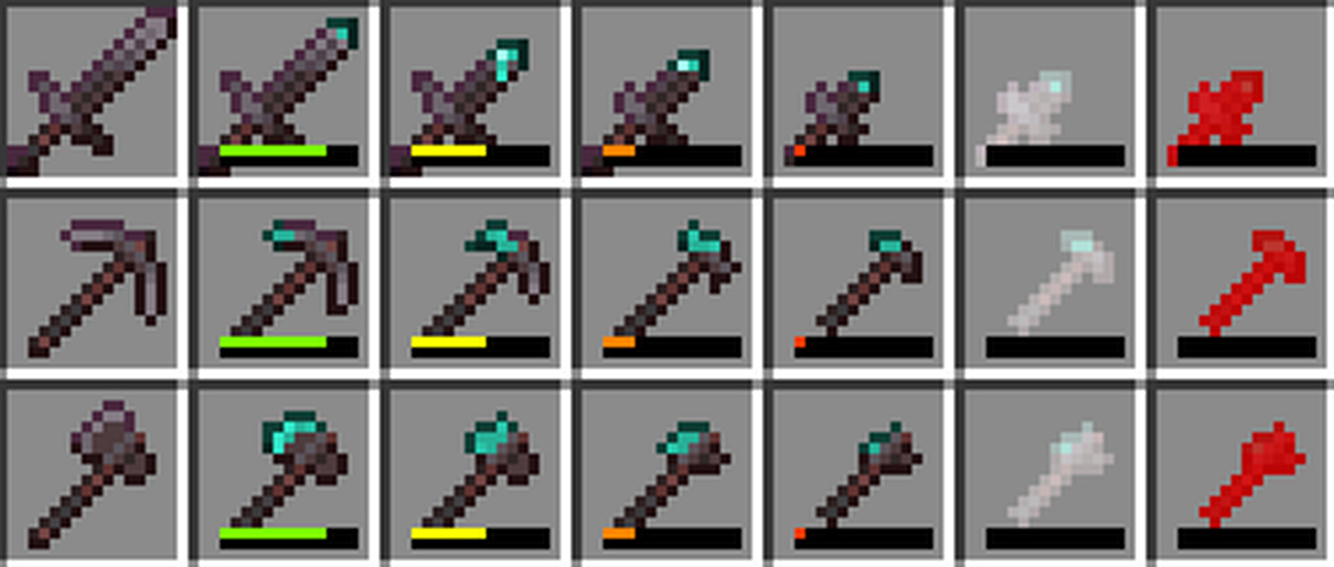 Broken Tools Minecraft Texture Pack