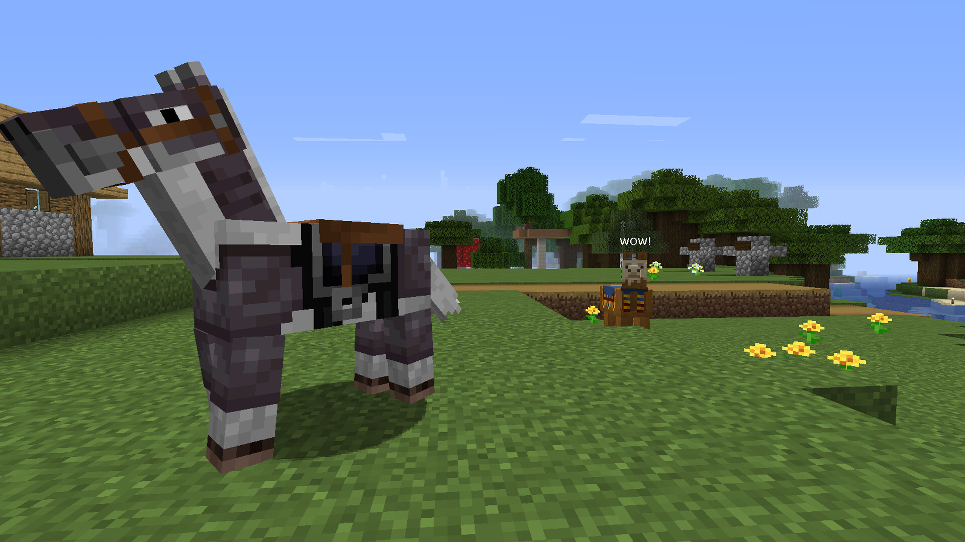 Netherite horse armor Minecraft Texture Pack