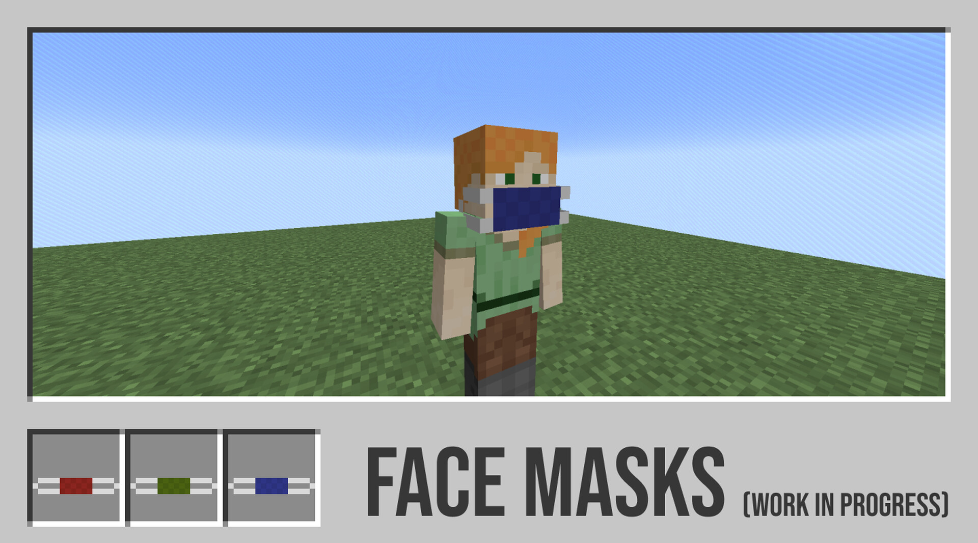 Face Masks Minecraft Texture Pack