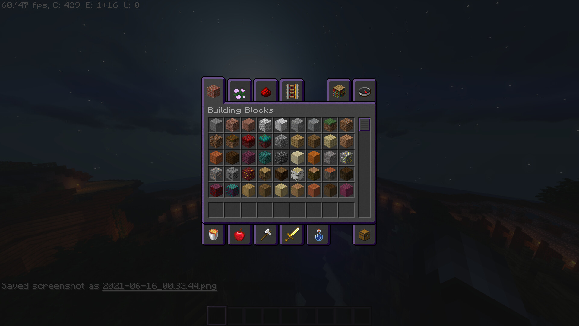 Eclipse's Dark UI Minecraft Texture Pack