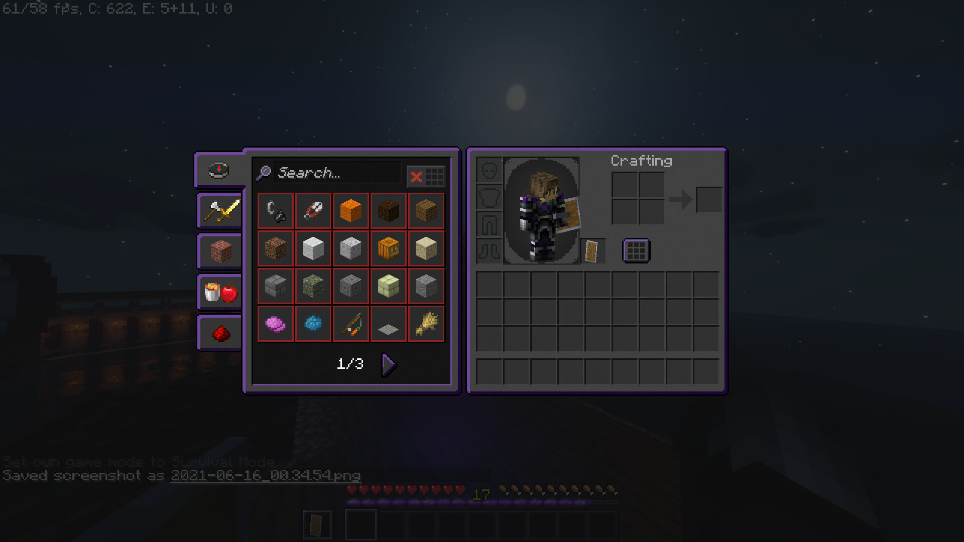 Eclipse's Dark UI Minecraft Texture Pack
