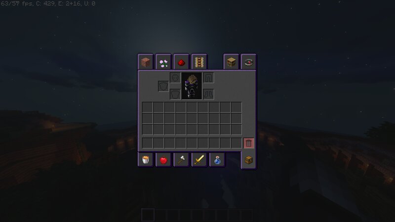 Eclipse's Dark UI Minecraft Texture Pack