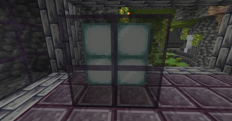 Borderless Tinted Glass Minecraft Texture Pack