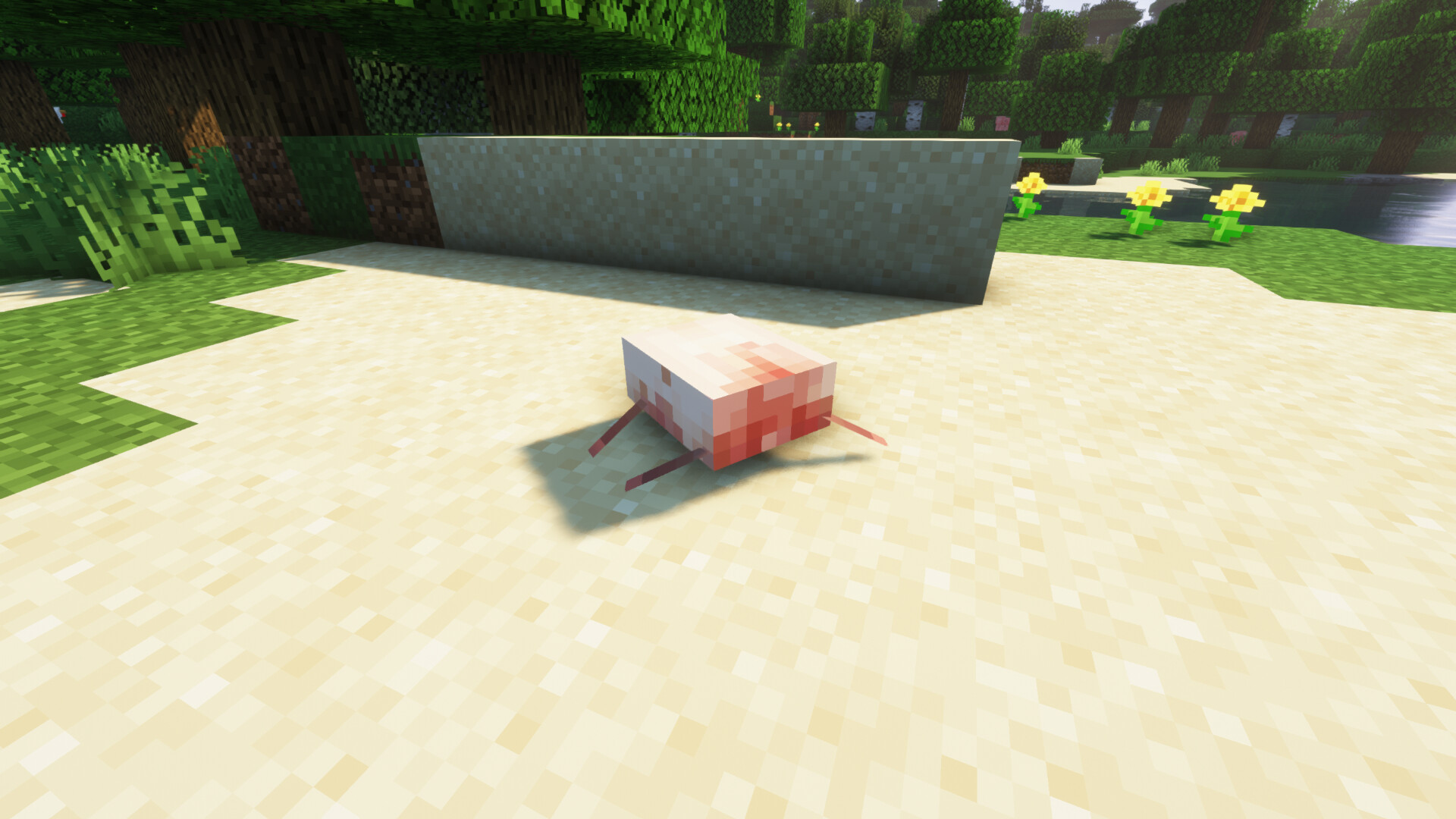 Headcrab Axolotls Minecraft Texture Pack