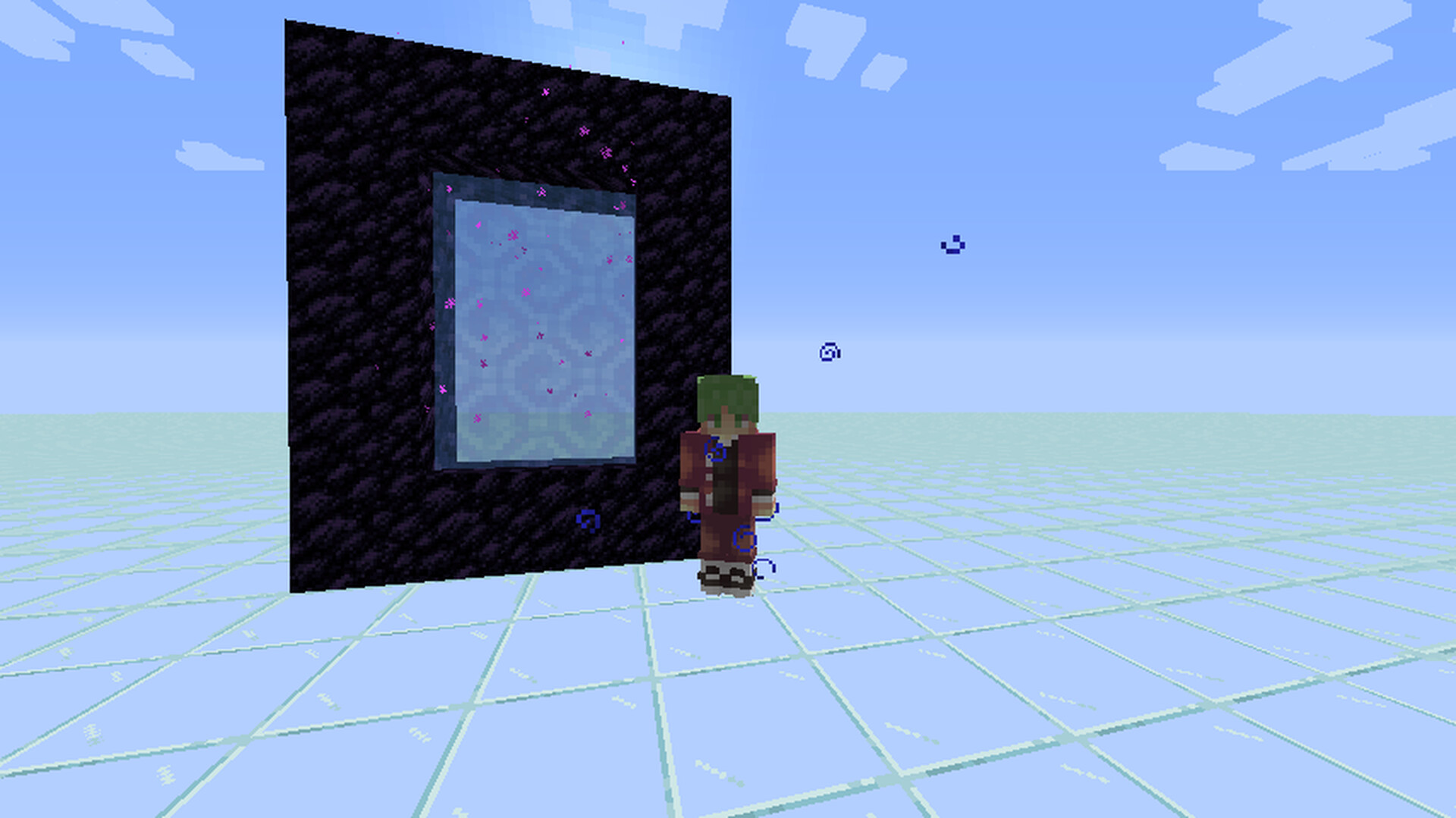 Winter Nether Portal Minecraft Texture Pack